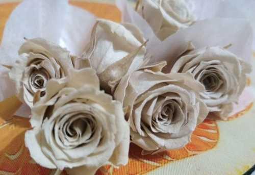 Розы цветы для декора хендмейд рукоделия