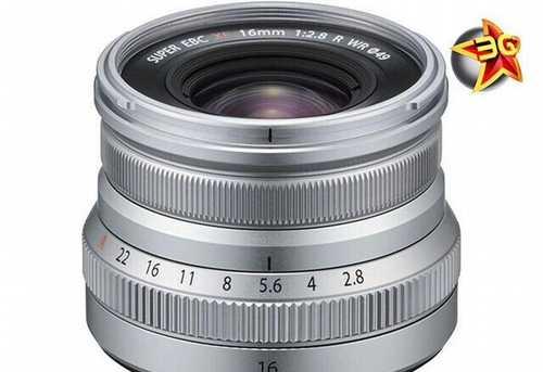 Объектив Fujifilm Fujinon XF 16mm f/2.8R WR Silver