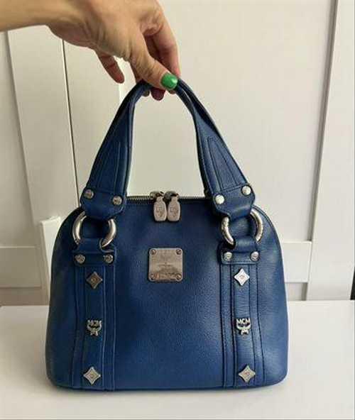 Сумка MCM из кожи Италия оригинал