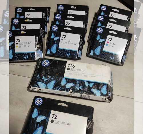 Картриджи и печатающие головки HP 72 HP 726