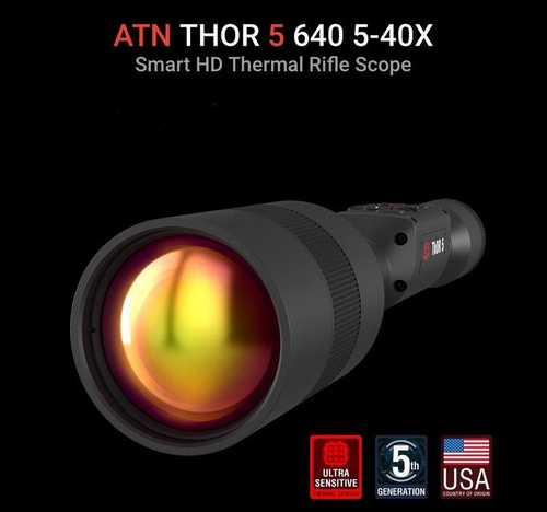 Тепловизорный прицел atn thor 5 640x480 5-40x