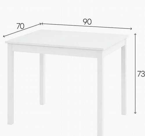 IKEA Стол обеденный шонди Стол 90x70