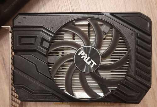 Видеокарта нерабочая palit GeForce GTX 1650 StormX