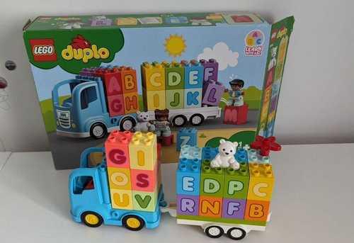 Lego duplo грузовик алфавит 10915