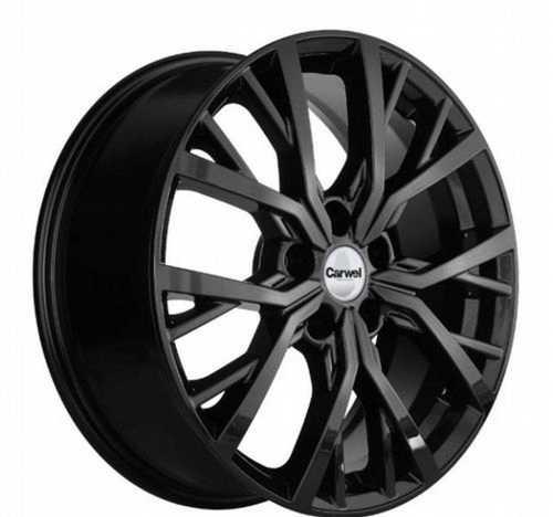 Диски Carwel Тур 1806 (Sportage) 7,0x18 5x114,3 ET:48,5 67.1 BL (черный глянцевый)