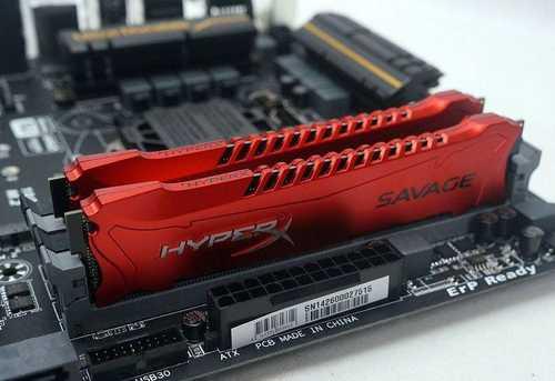 DDR3 Kingston HyperX Savage 16 гб (2x8 гб) 1866мгц