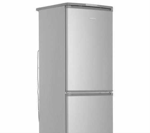 Холодильник с морозильником Бирюса M151 серебристы