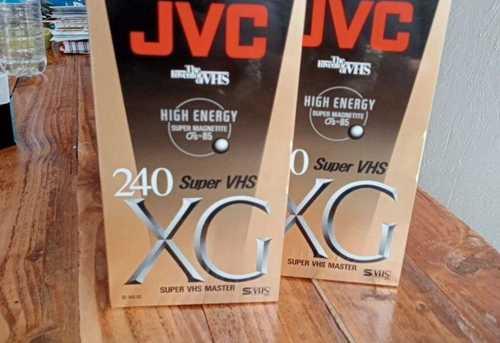 Видеокассеты JVC Super VHS XG 60 и 240