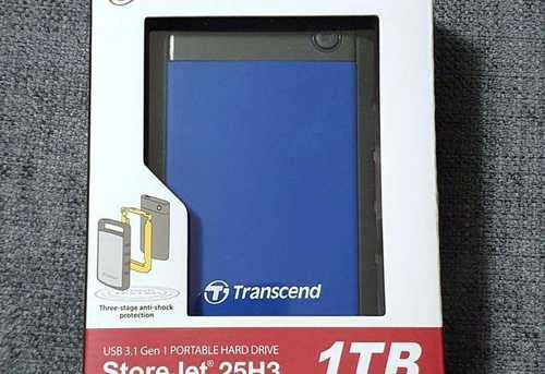 Жесткий HDD диск 1 тб Transend Jet 25H3