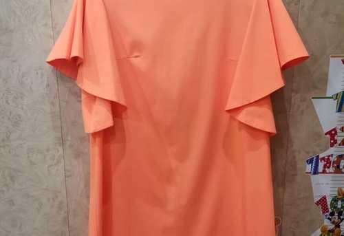Платье ярко оранжевого цвета, размер 42-44