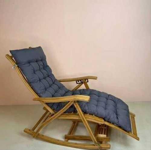 Кресло качалка бамбук новое