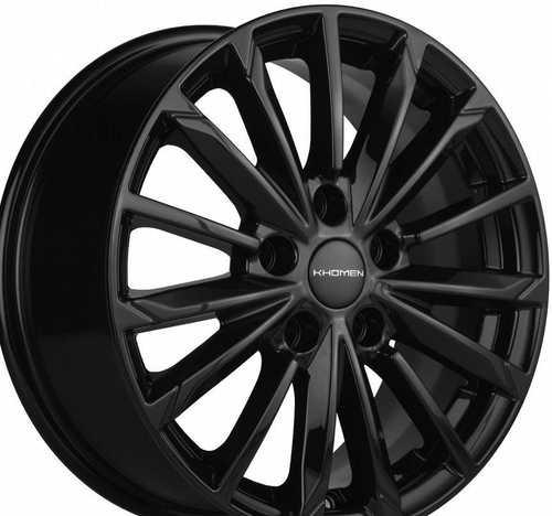 Khomen 1611 : 6.5x16 5*110 Et:45 Dia:67.1 Black