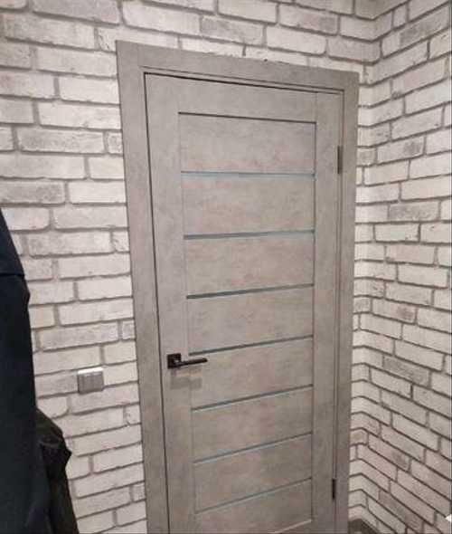 Двери под бетон в стиле лофт