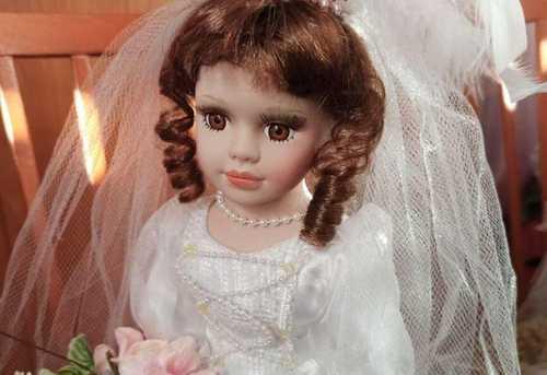 Фарфоровая кукла"Невеста"