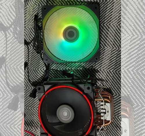 Кулер PCCooler GI-X5R RED   вентилятор argb