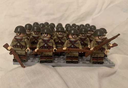Lego советские и немецкие солдаты вторая мировая