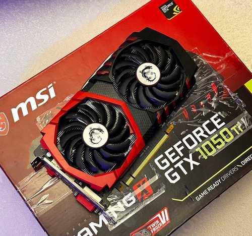 Видеокарта MSI GeForce GTX 1050 TI 4GB Gaming X