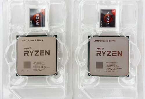 Процессоры: Ryzen 9 5900X и Ryzen 5 5600X