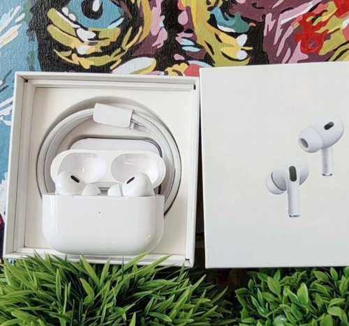 Беспроводные наушники Apple airpods pro 2 premium type c  чехол (Арт.60732)