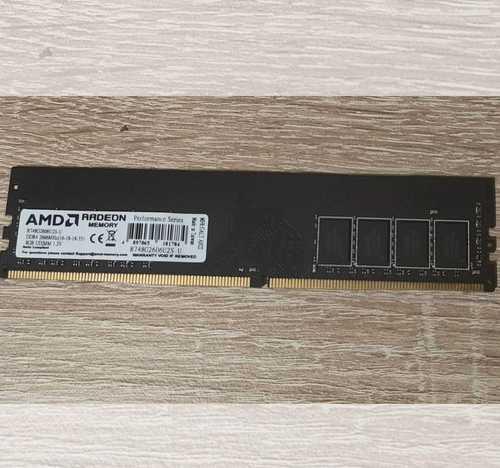 Оперативная память DDR4 AMD radeon R7 8GB