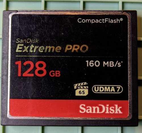 Карта памяти CompactFlash CF 128 GB