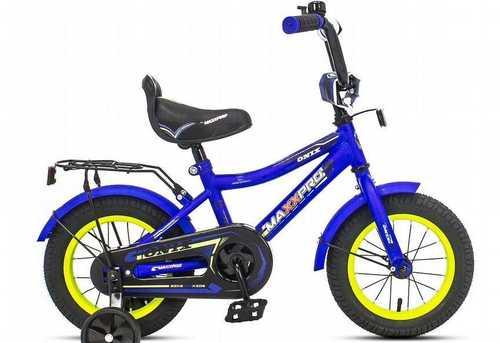Детский велосипед Maxxpro Onix 12д. сине-желтый