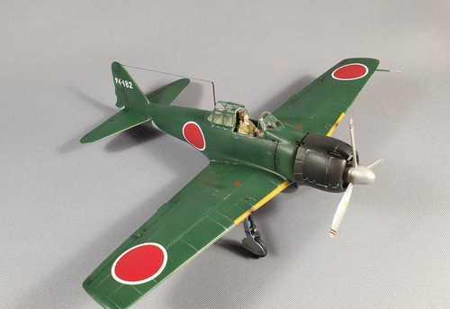 Зеро A6M3 Mitsubishi 1/48 (собранный и окрашенный)