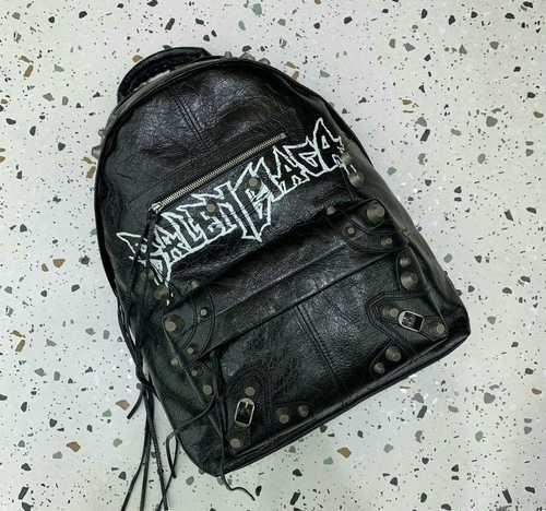 Balencaiga metal rock backpack