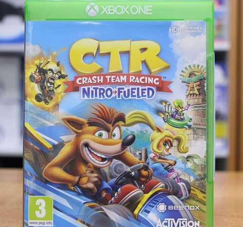 Crash Team Racing: Nitro Fueled xbox ONE, англ, бу