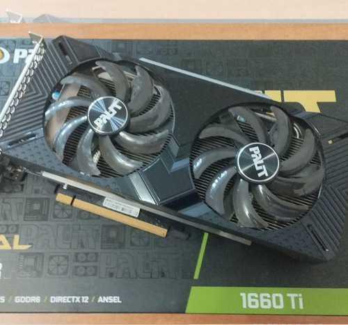 Видеокарта Palit GTX 1660 TI 6Gb