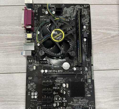 Материнская плата Acrock H81 Pro BTC 1150