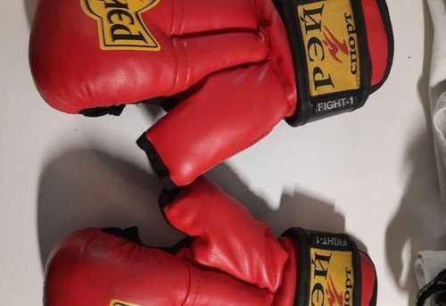 Боксерские перчатки-рукопашный бой) 10oz Рэй Спорт
