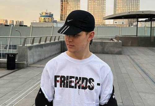 Футболка белая Vlone friends влон Френдс usa