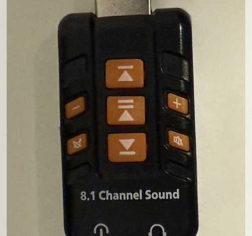 Внешняя звуковая карта USB 8.1 channel