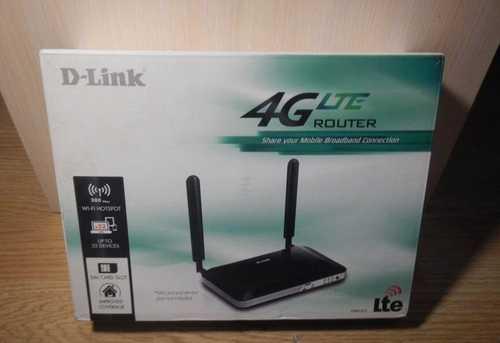 Wi-Fi роутер D-Link DWR-921, N300, 3G, 4G, SIM