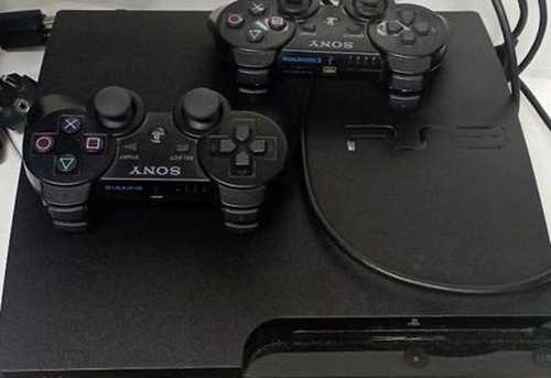 Sony PS3 без игр два джостика