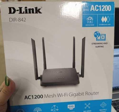 Wifi роутер D-Link DIR-842/R7 черный