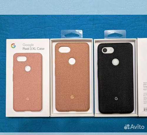 Чехол Google Pixel 3 XL fabric case Pink moon