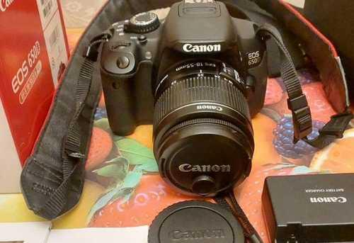 Как новый Зеркальный фотоаппарат Canon 650d Kit