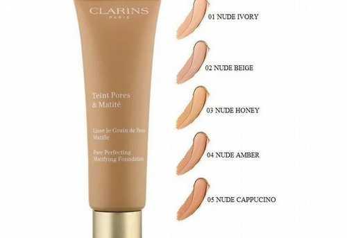 Clarins тональный крем teint pores