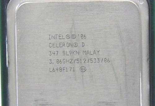 Процессор Socket-775 Intel CeleronD 347 3,06/533