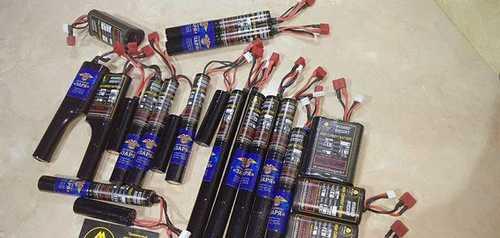 Страйкбольные аккумуляторы 7.4-11.1V 3120MAh