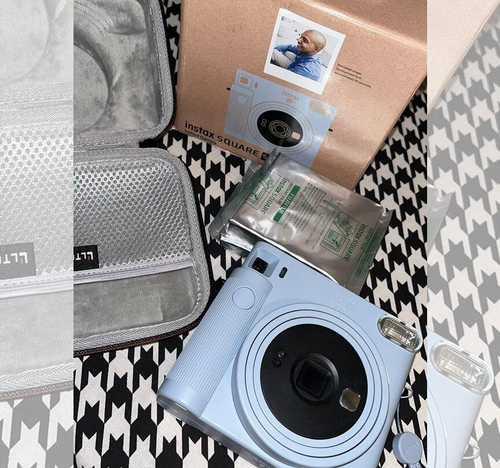 Instax square sq 1 голубой