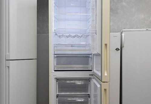 Холодильник Dexp Инверт Стекляный бежевый (Новый)