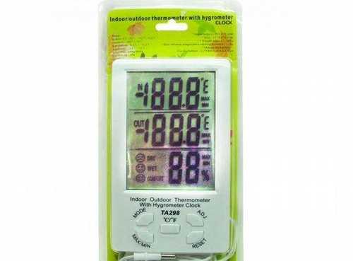 Термометр-гигрометр с выносным датчиком (та298)