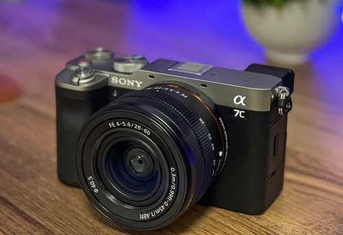 Sony A7C silver kit в идеале, пробег 338