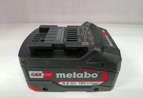 Аккумулятор metabo 18v 5.2ah