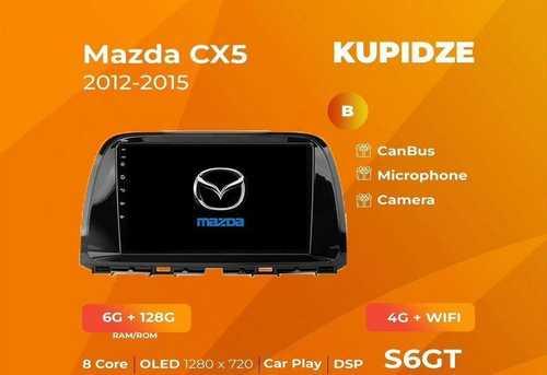 Магнитола S6GT Mazda CX5 2012-2015 8 ядер 6/128