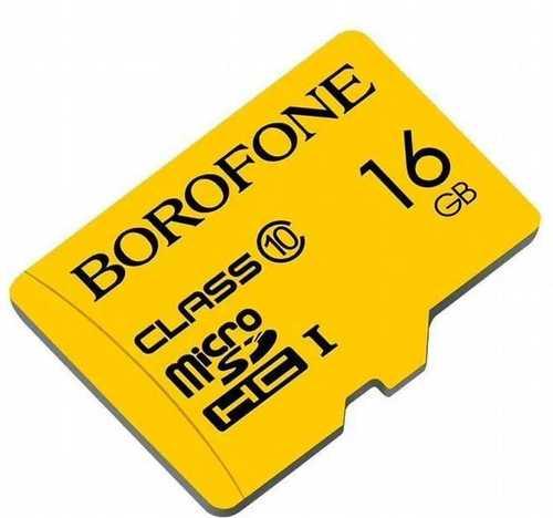 Карта памяти Borofone Micro SD Class 10 16GB