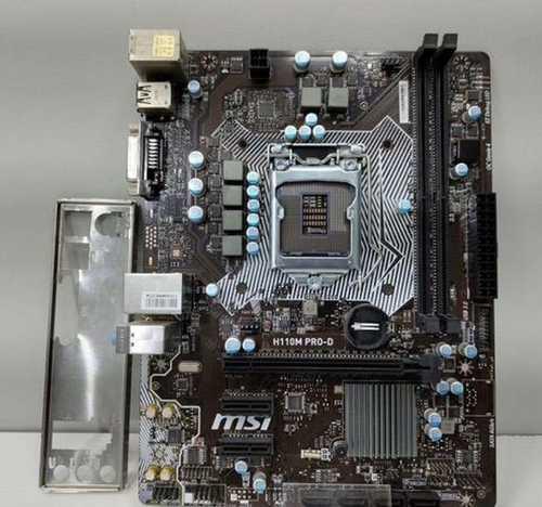 Материнская плата msi h110m pro-d